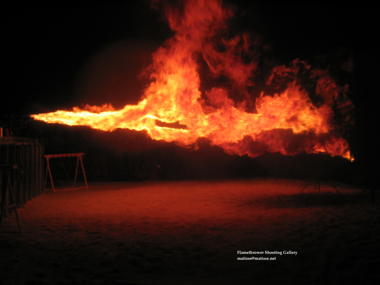 Flamethrower Shooting Gallery 2013 Proposal